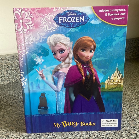 Disney | Toys | Disneys Frozen Book W 2 Figures And Scene Playmat Set ...